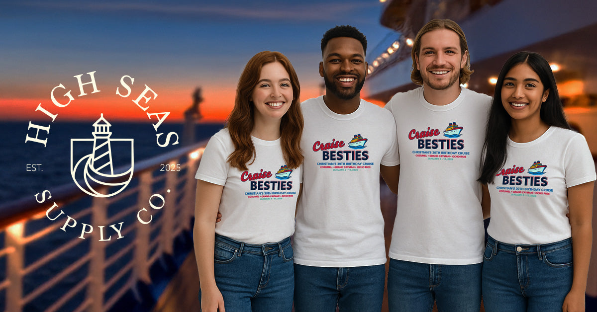 Personalized Cruise Shirts & Gifts | High Seas Supply Co